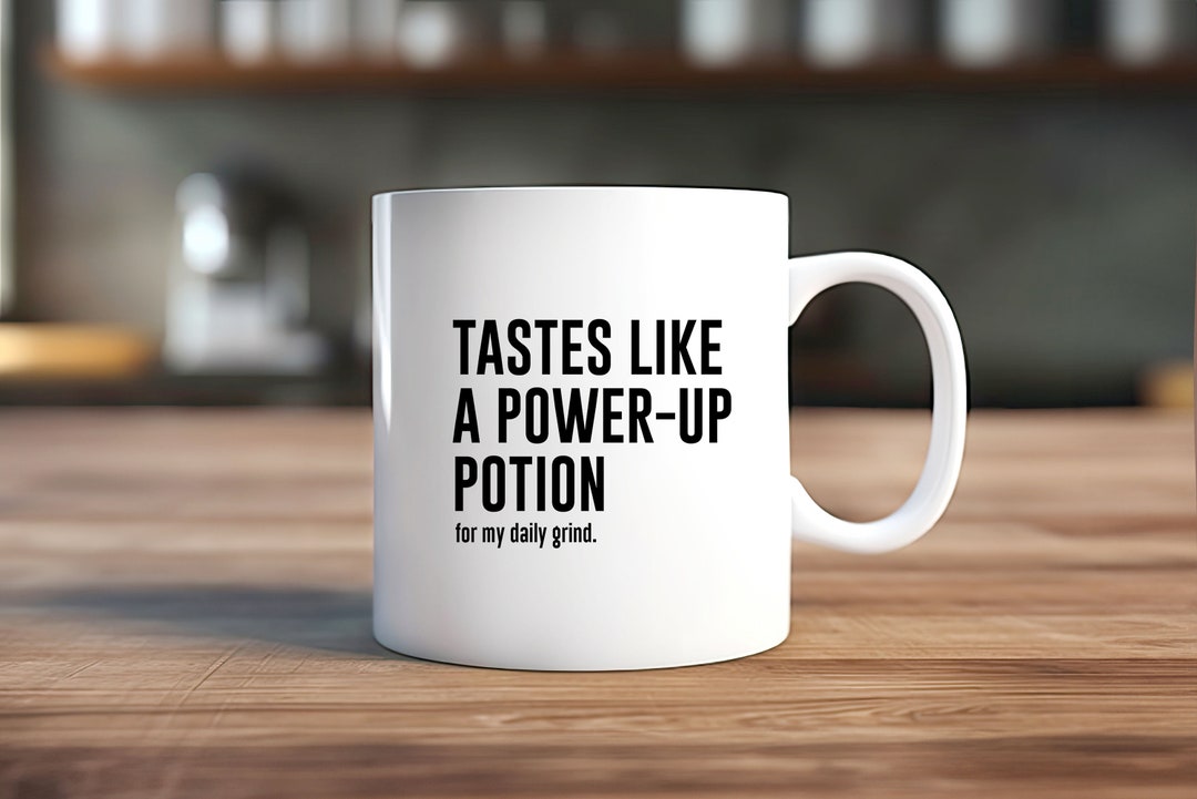 Power up Potion Mug Funny Business Coffee Mug - Etsy