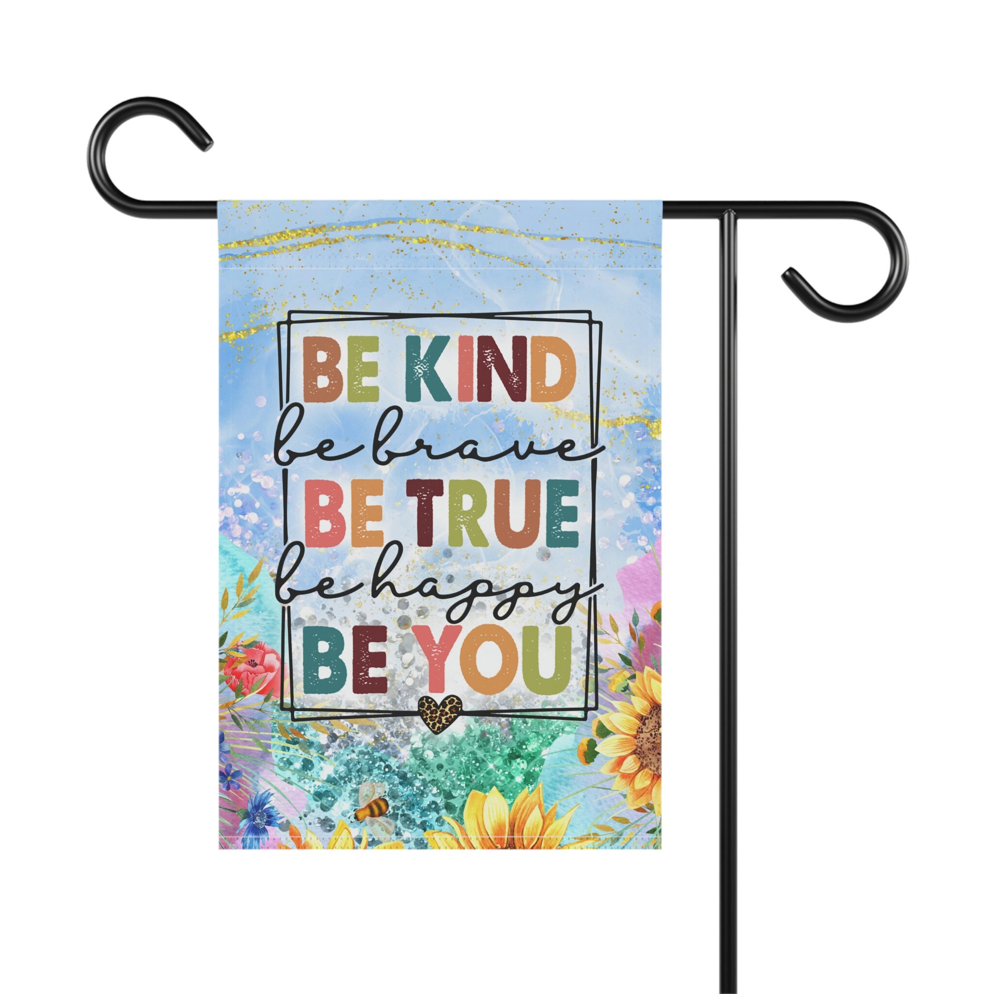 Be Kind Flag, Farmhouse Flag, Welcome Home Flag, Outdoor Decor, Garden ...