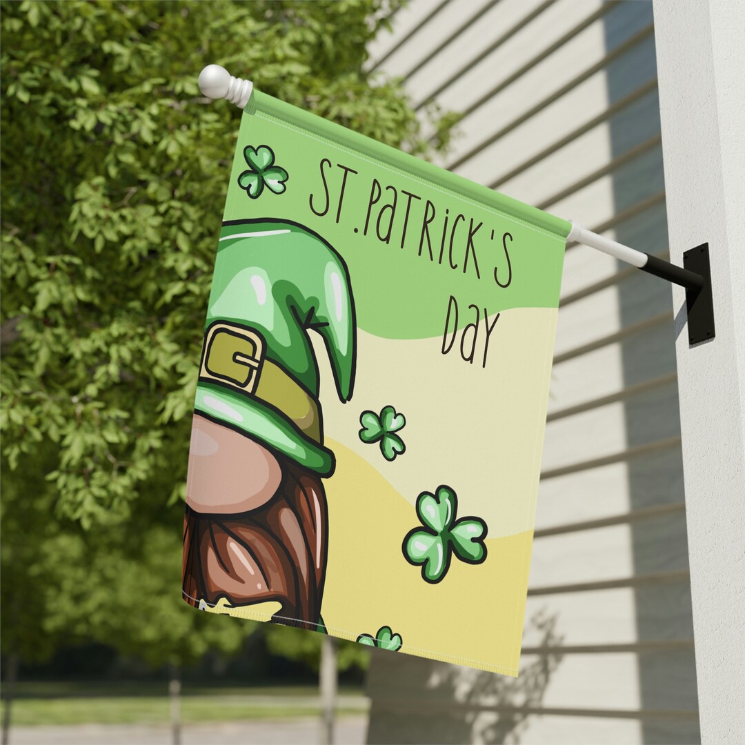 St. Patrick's Day Flag, Lucky Flag, Irish Garden Flag, St. Patrick's ...