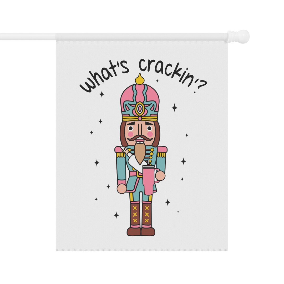Nutcracker Flag, Funny Christmas Flag, Christmas House Flag, Christmas ...