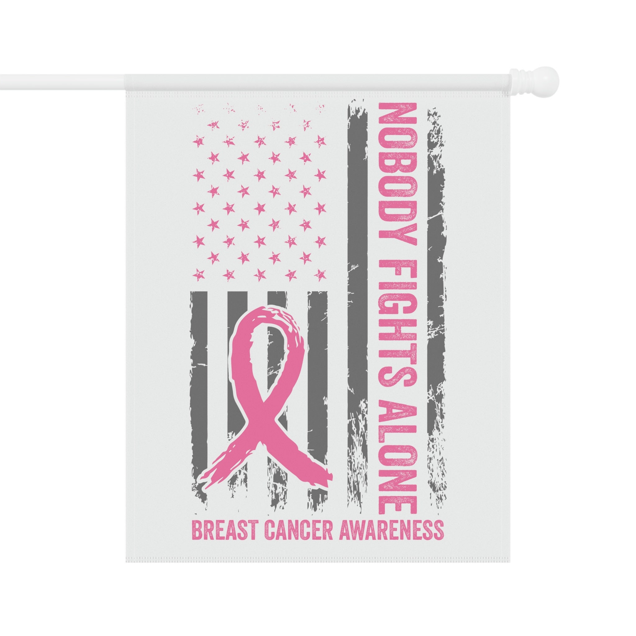 Breast Cancer Flag, Breast Cancer House Flag, Breast Cancer Garden Flag ...