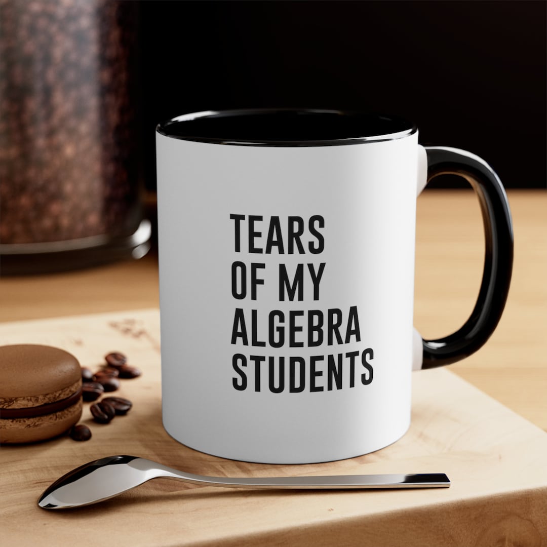 Tears of My Algebra Students Coffee Mug, Funny Teacher Gift, Algebra ...