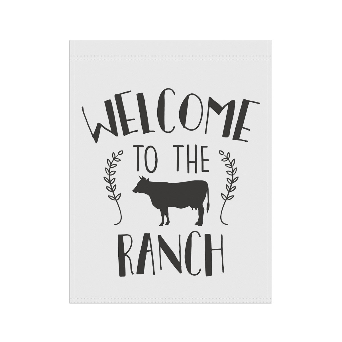 Welcome to the Ranch Flag, Ranch House Flag, Ranch Garden Flag, Ranch ...