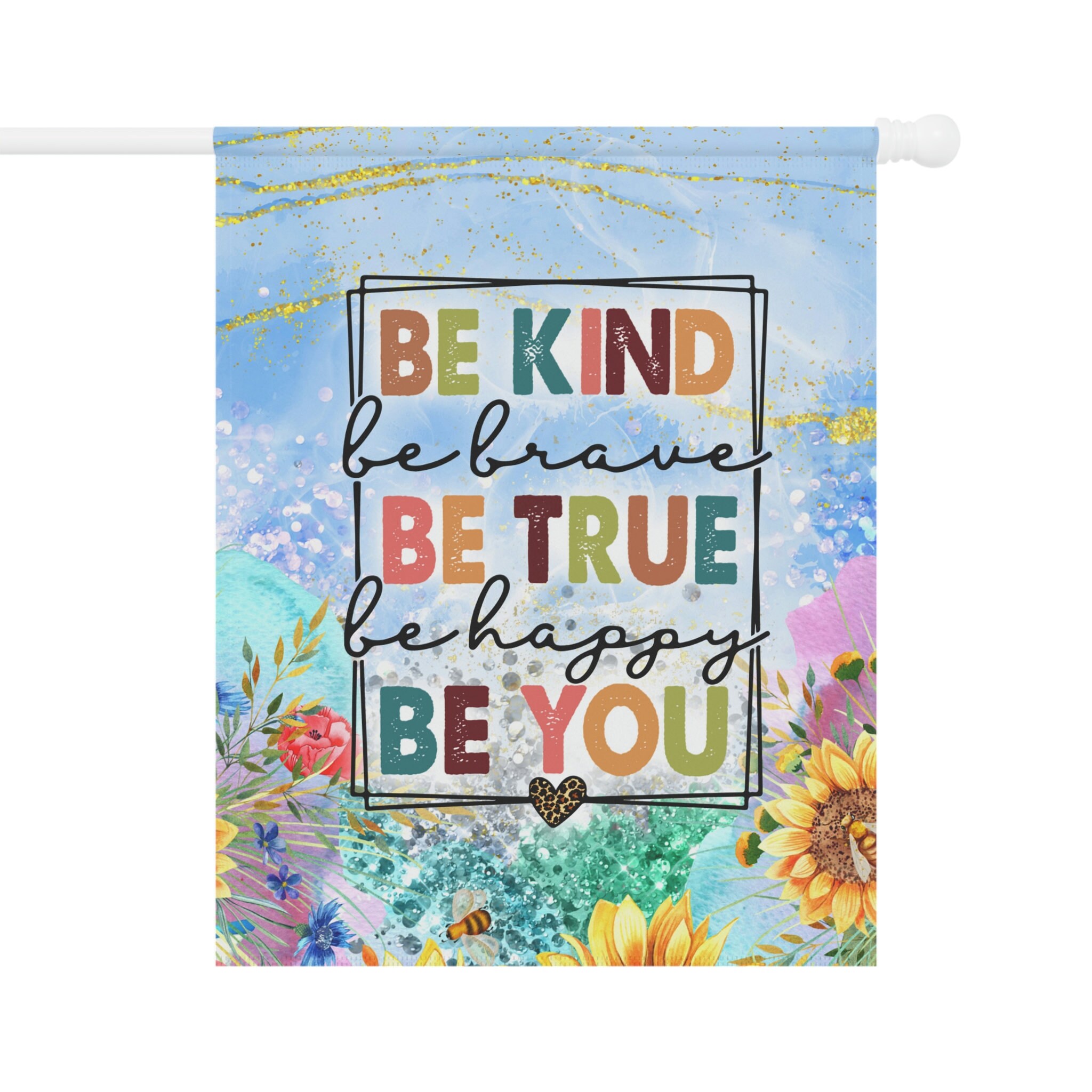 Be Kind Flag, Farmhouse Flag, Welcome Home Flag, Outdoor Decor, Garden ...