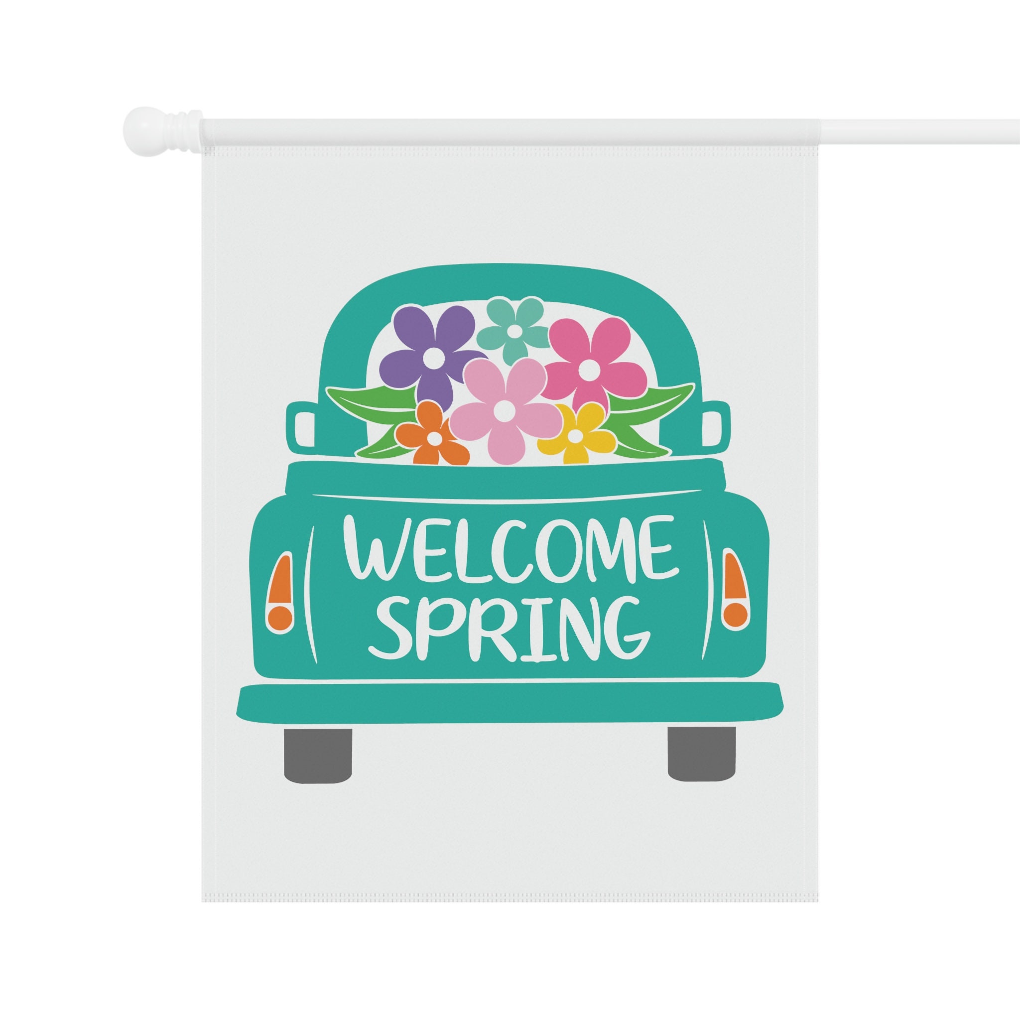Welcome Spring Flag Spring House Flag Spring Garden Flag - Etsy