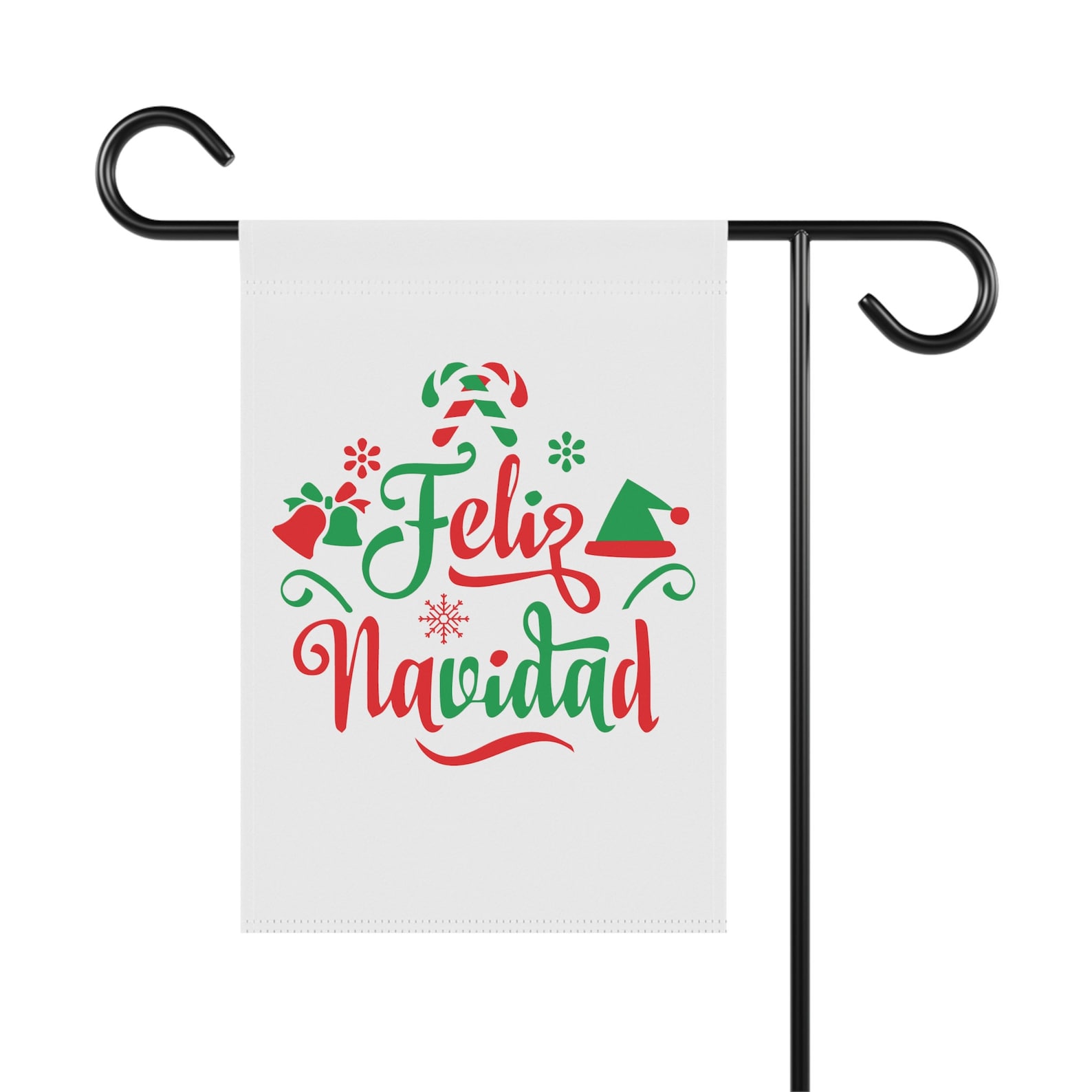 Feliz Navidad Flag, Christmas House Flag, Feliz Navidad Garden Flag ...