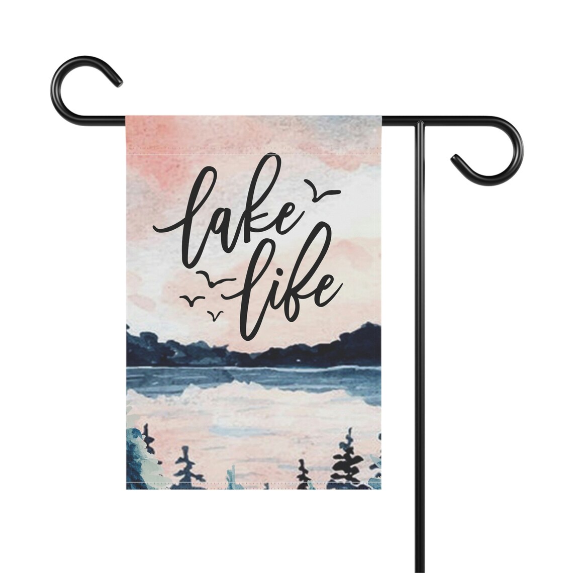 Lake Life Flag, Lake House Flag, Summer Garden Flag, Lake House Decor ...