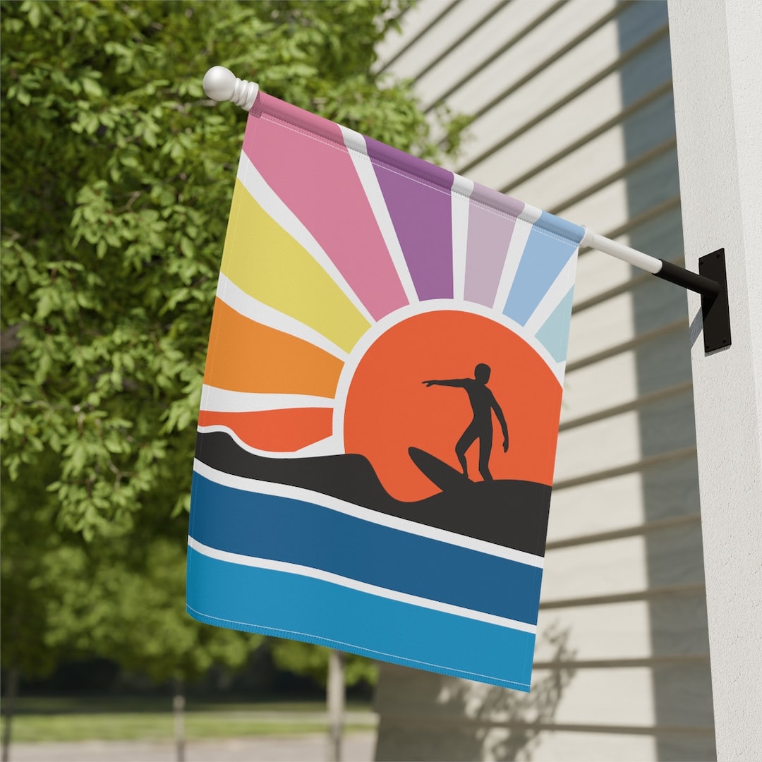 Surfing Flag, Surf House Flag, Beach Flag, Surfing Gifts - Etsy