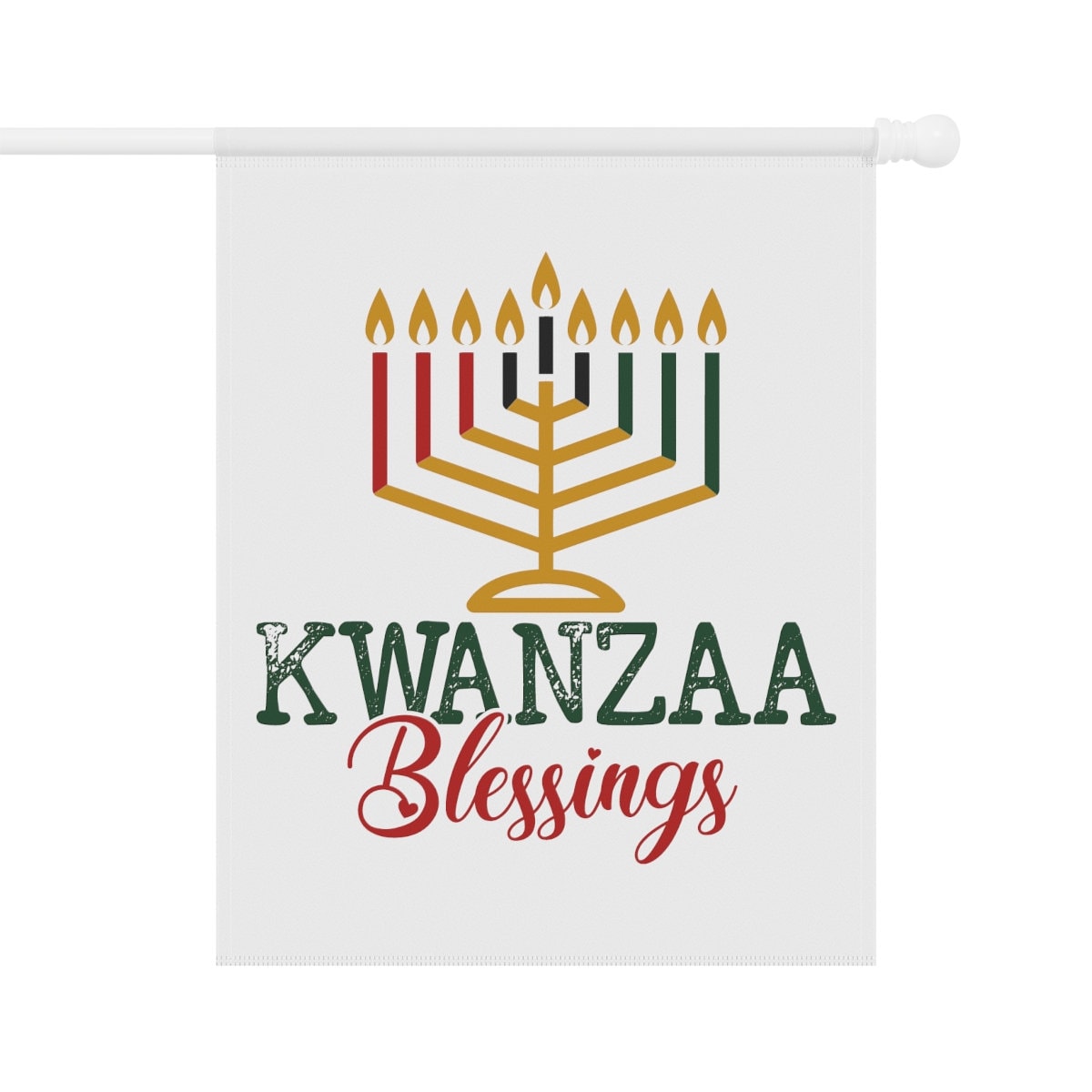 Happy Kwanzaa Flag, Kwanzaa House Flag, Kwanzaa Garden Flag, Kwanzaa ...