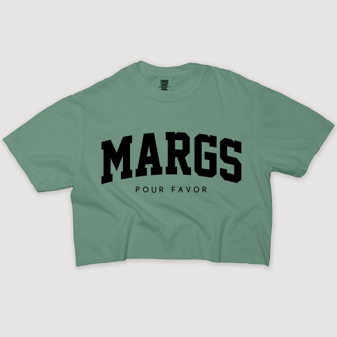 Margs Por Favor Cropped T- Shirt, Cropped Cinco De Mayo Shirt ...