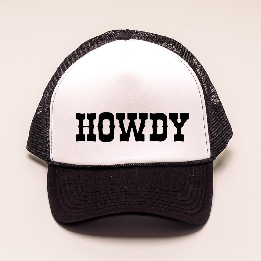 Texas Trucker Hat, Howdy Hat, Texas Howdy Hat, Howdy Trucker Hat, Rodeo ...