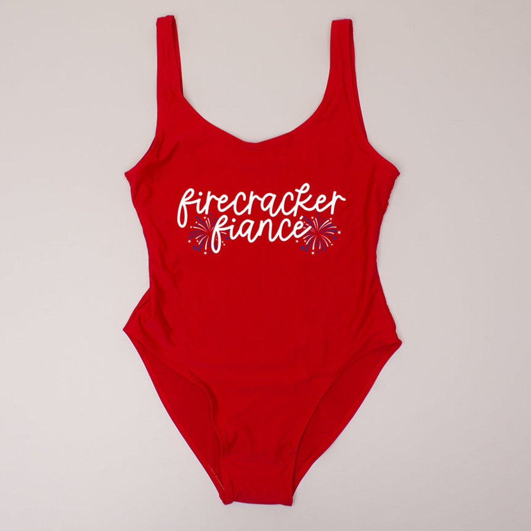 Firecracker Fiance One Piece Swimsuit, Firecracker Fiance, One Piece ...