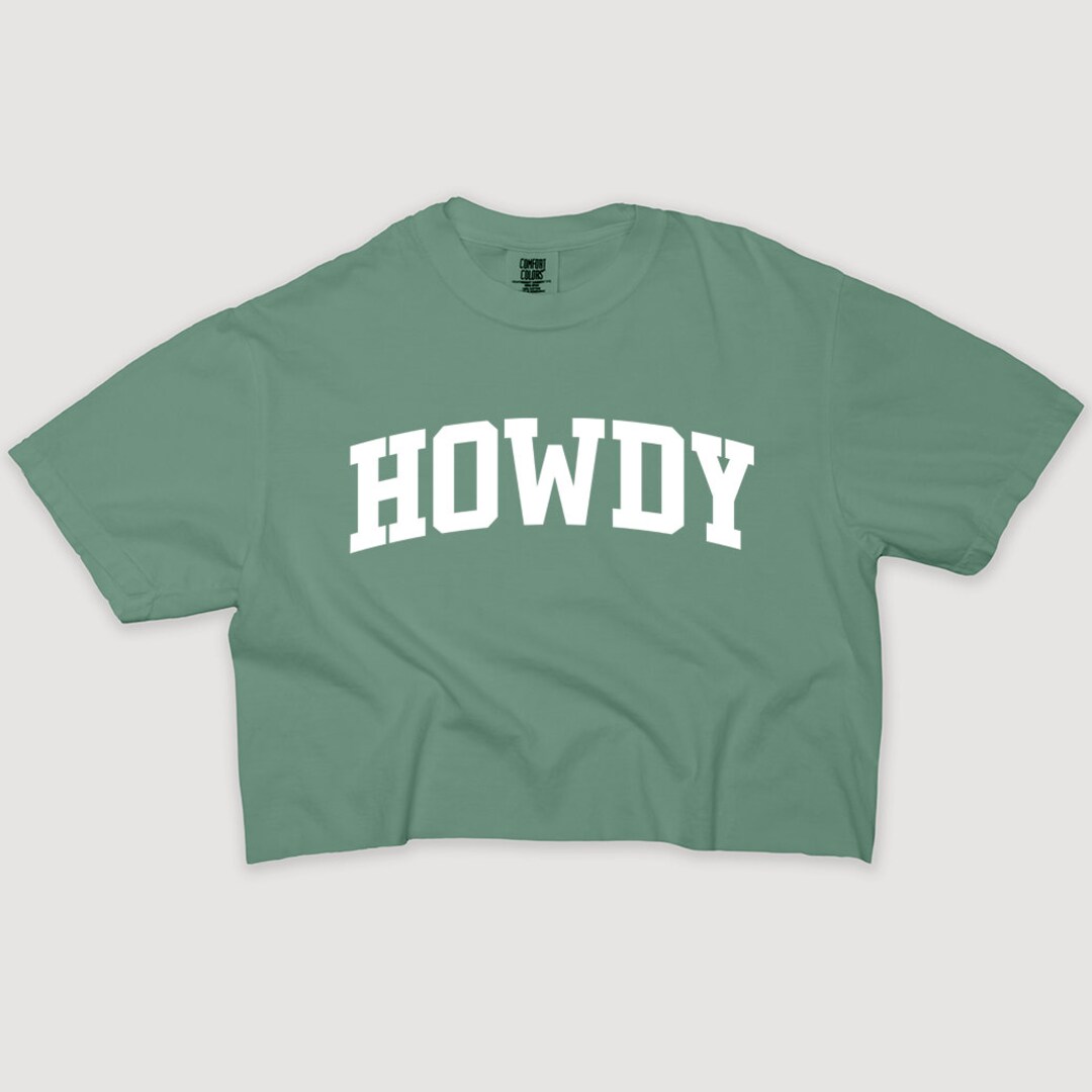 Texas Shirt Crop, Howdy University Crop Shirt, Howdy Cropped T-shirt ...