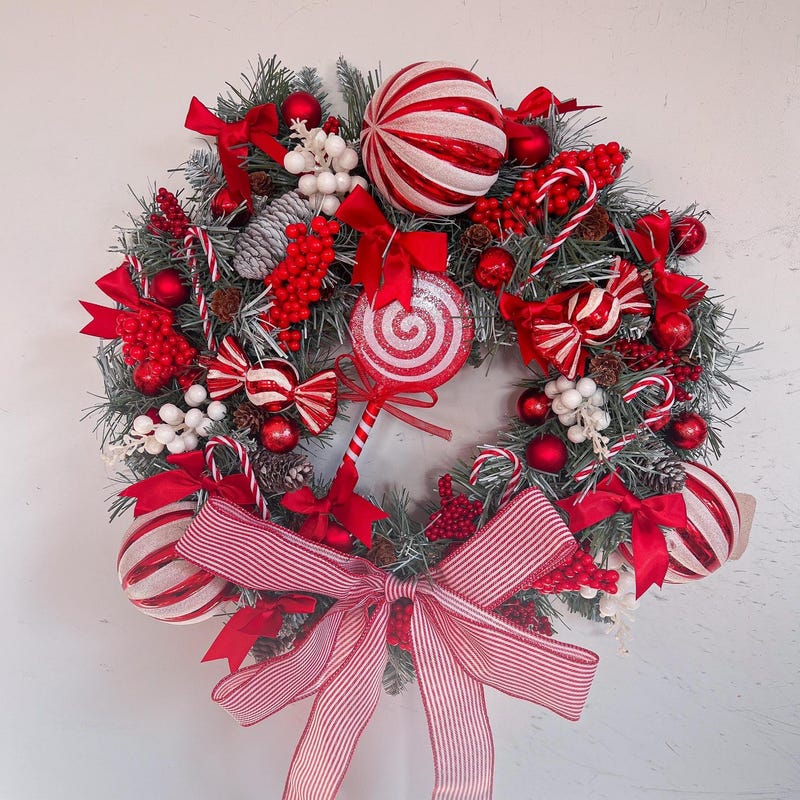 Giant Candy Wreath - Etsy UK