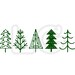 Simple Christmas Tree Svg, Png, Dxf | Colorful Christmas Tree Design ...