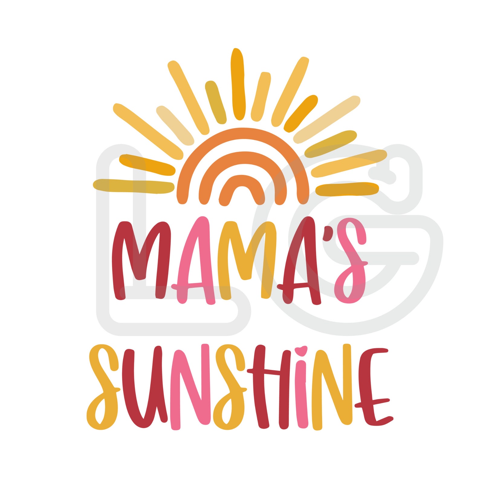 Mama's Sunshine Svg, Png, Dxf | Baby Sunshine Svg | Baby Onesie Svg ...