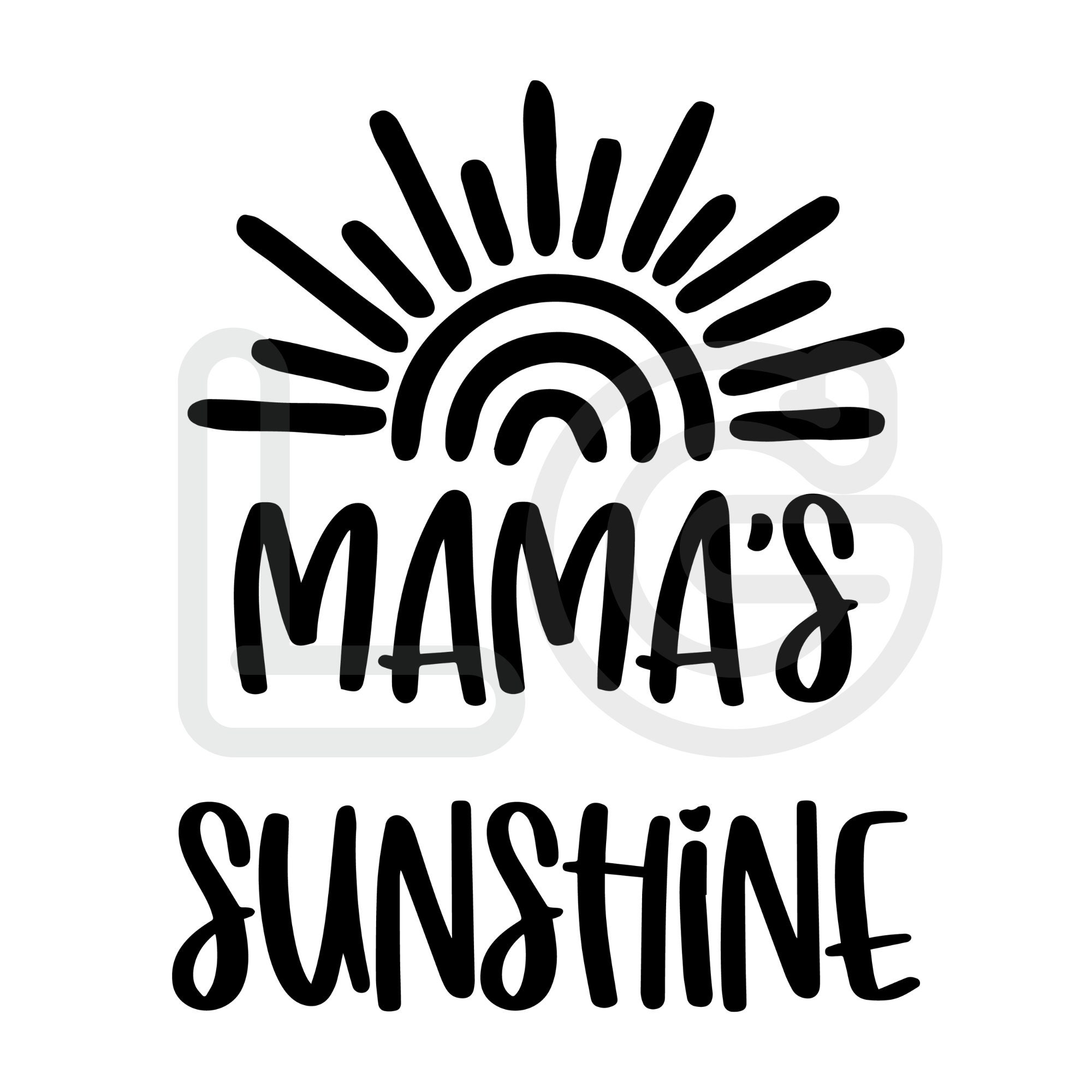 Mama's Sunshine Svg, Png, Dxf | Baby Sunshine Svg | Baby Onesie Svg ...