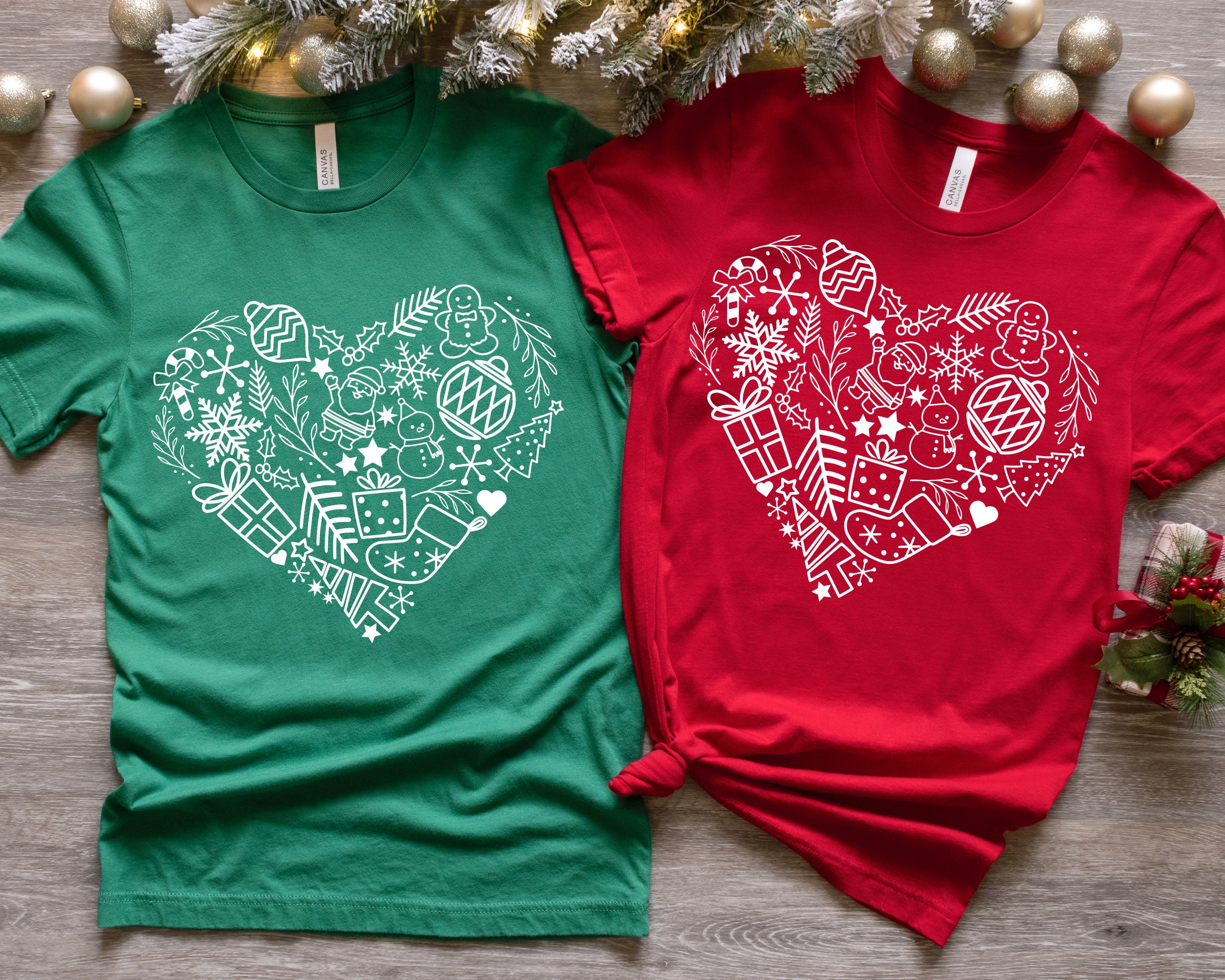 Christmas Heart Svg, Png, Dxf Christmas Svg Christmas Print Christmas ...