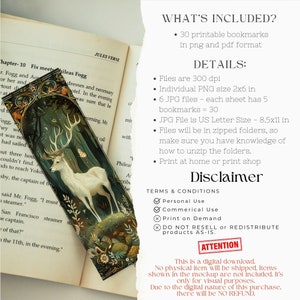 Whimsical Woodland Animals Bookmarks: Fantasy Forest Print (PNG, JPG ...