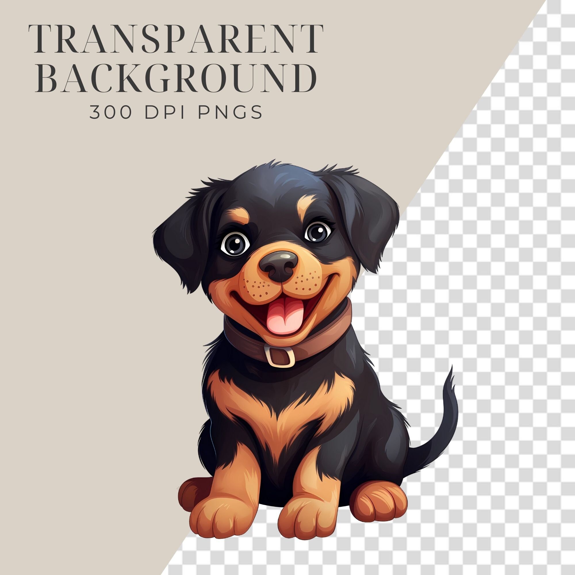 45 Dogs Clipart Bundle, Cute Dog Breeds PNG Printable, Kawaii Dogs for ...