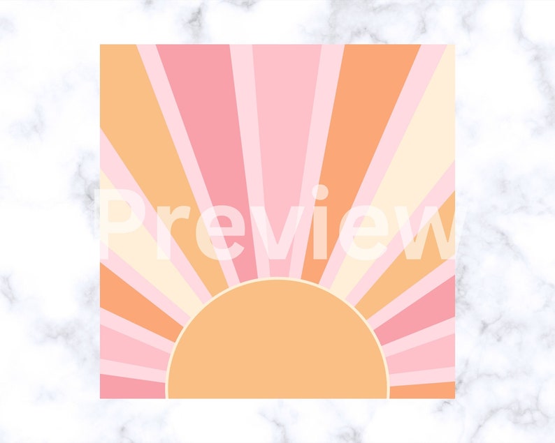 Retro Groovy Digital Paper Aesthetic Pattern Background - Etsy