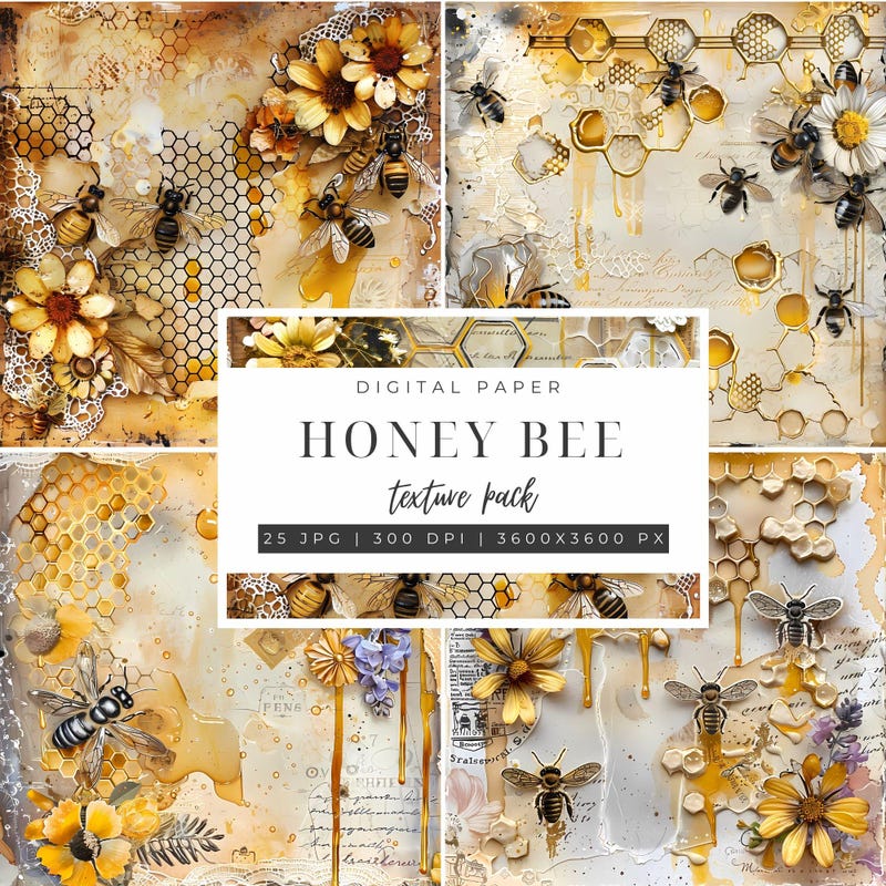 Honeycomb Background - Etsy