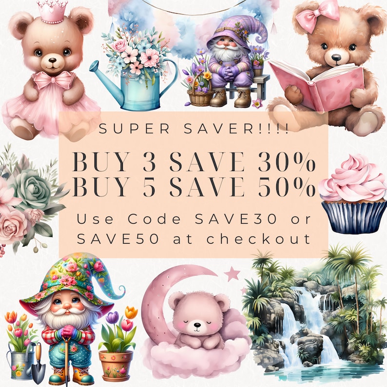 91 Cute Kawaii Unicorn Clipart Bundle Commercial Use PNG Instant ...