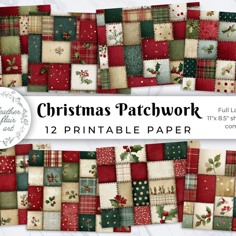Patchwork Paper - Etsy