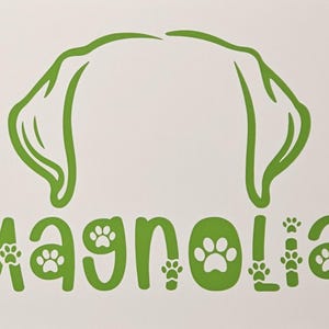 Dog Ear Decal Personalized - Etsy