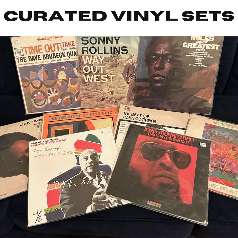 Curated Jazz Vinyl Set | Handpicked Record Collections | Gifts for Jazz ...