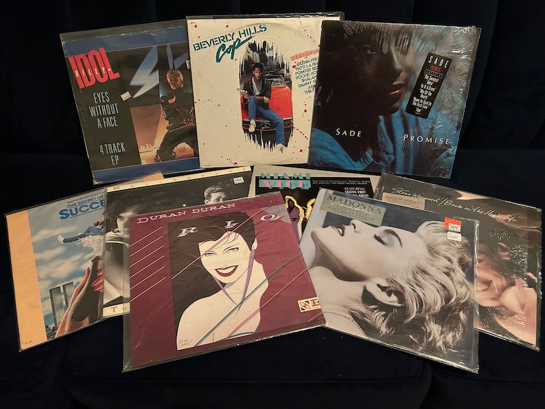 Curated 80's Vinyl Set | Handpicked Record Collections | Gifts for 80's ...