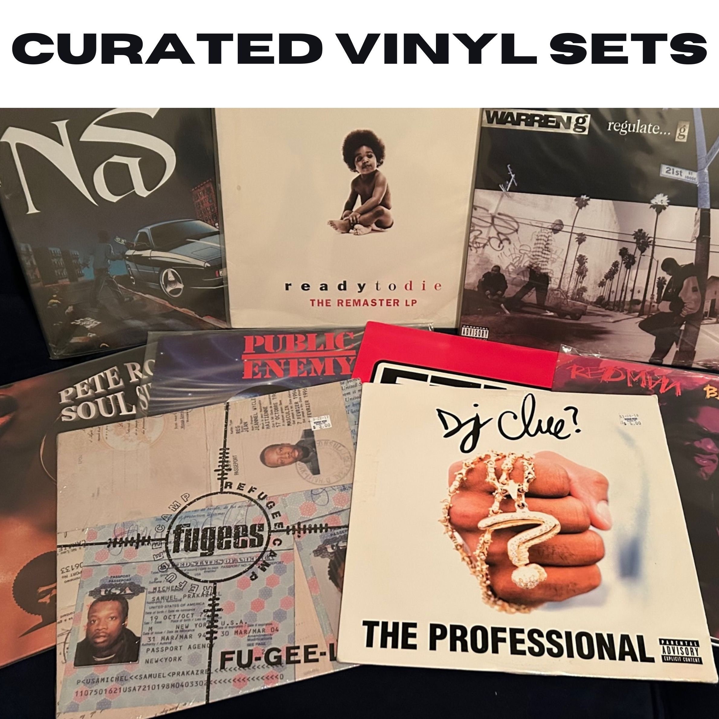 Hip Hop Curated Vinyl Set | Handpicked Record Collections | Gifts for ...