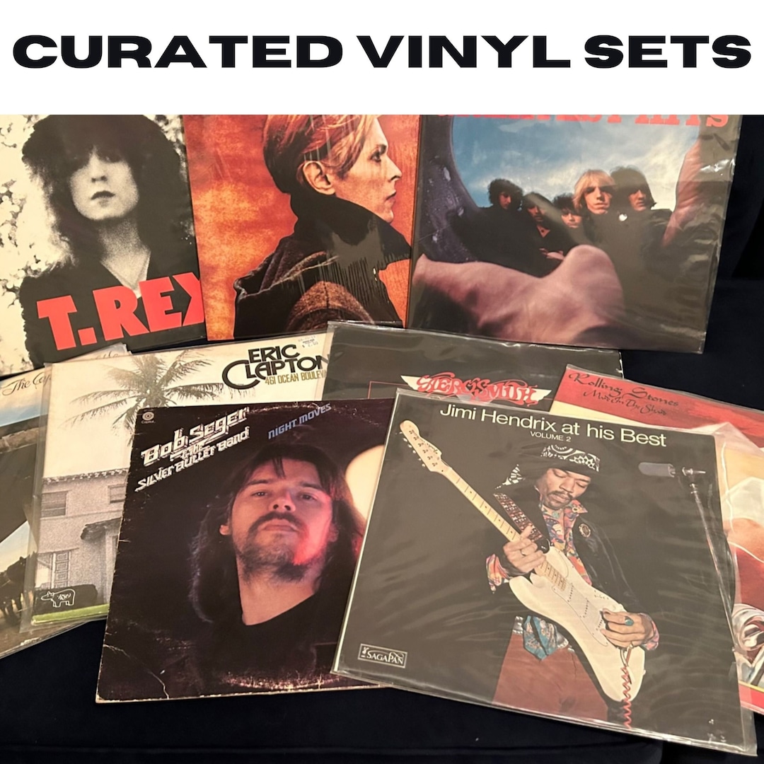 Curated Classic Rock Vinyl Set | Handpicked Record Collections | Gifts ...