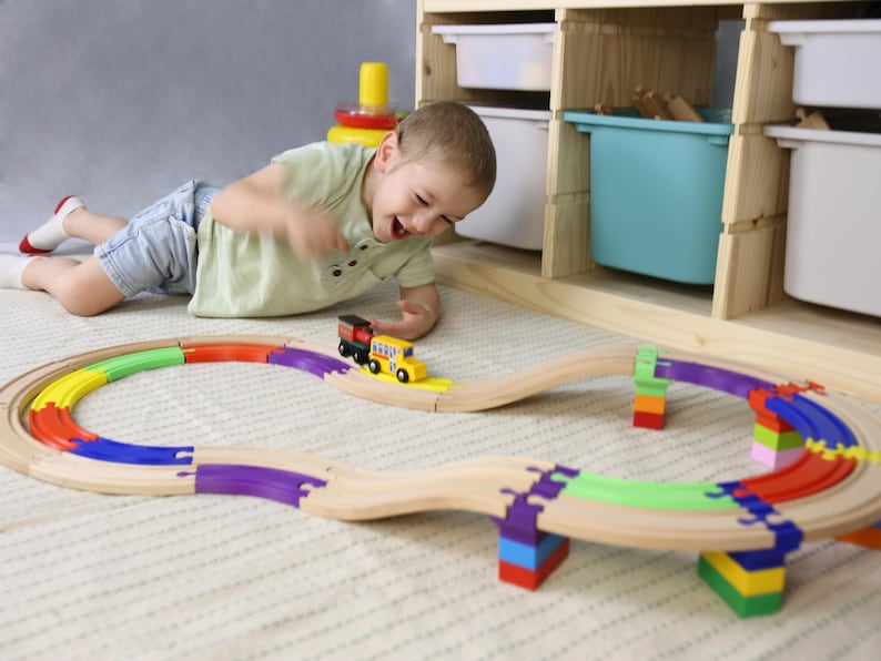 Dual Connectors for Mainline Style Railway | Brio Compatible | Track ...