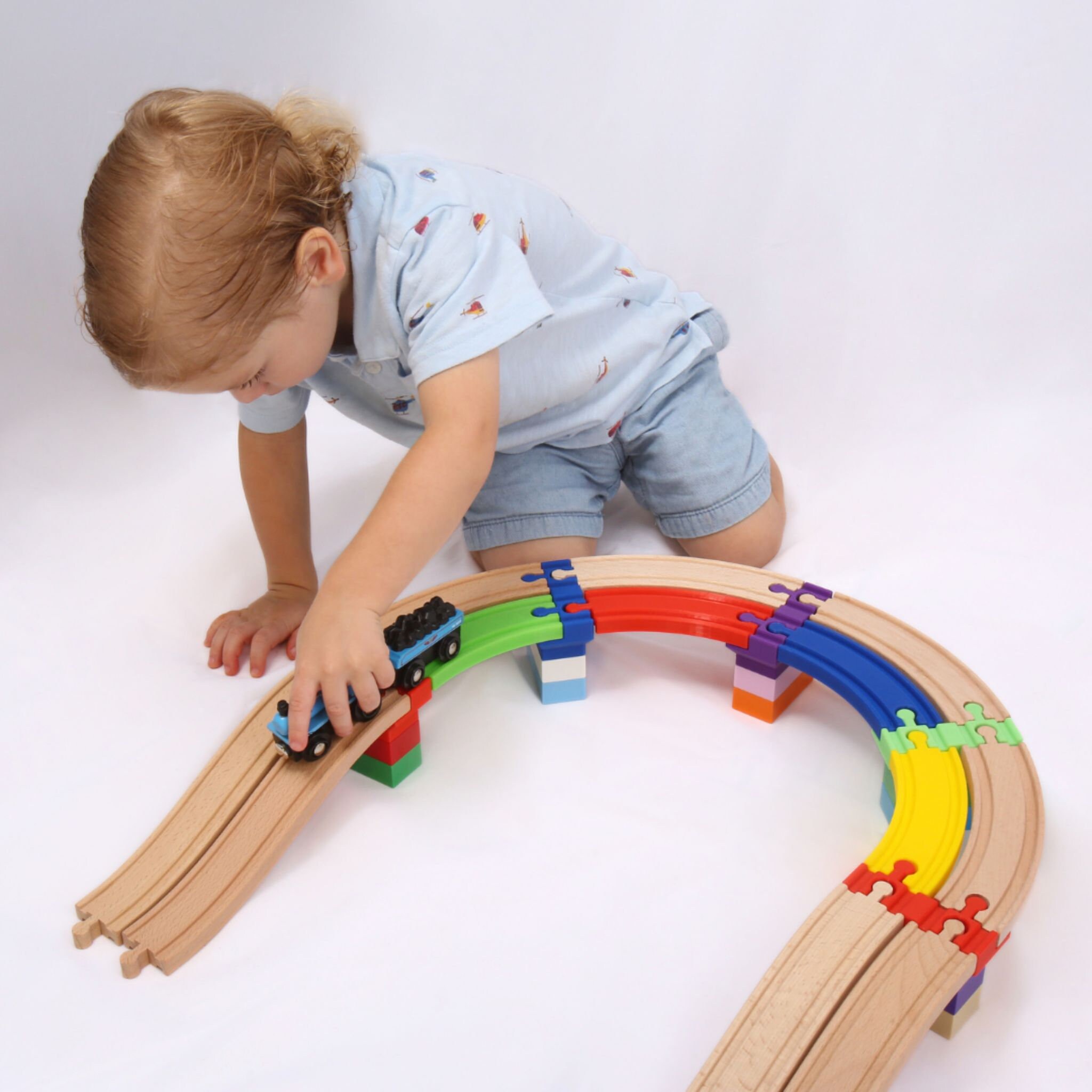 Dual Connectors for Mainline Style Railway | Brio Compatible | Track ...