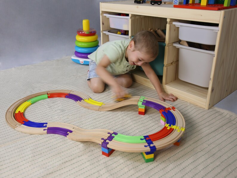 Dual Connectors for Mainline Style Railway | Brio Compatible | Track ...