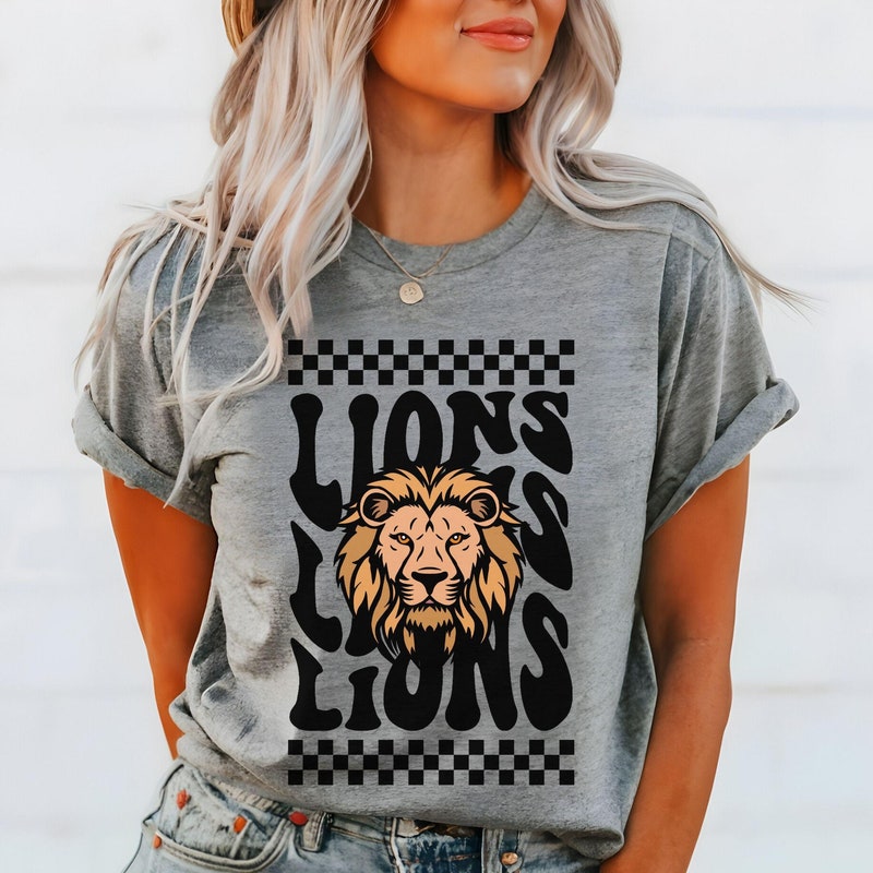 Lion T Shirt - Etsy