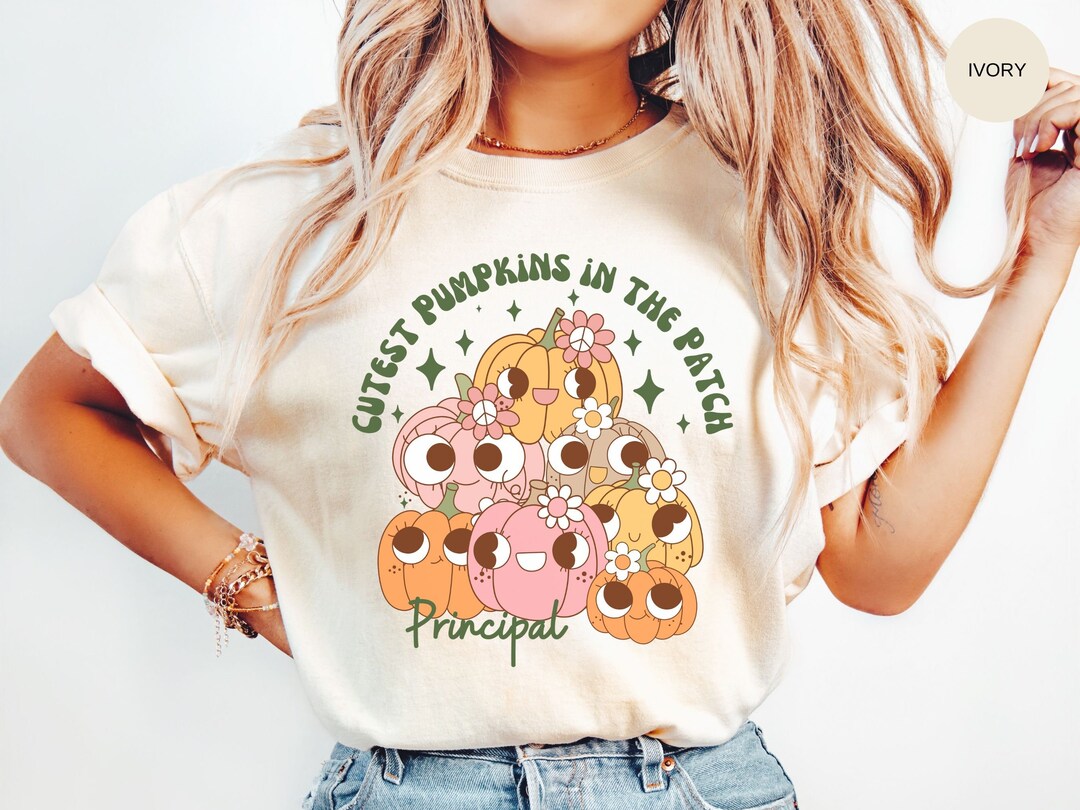 Principal Shirt, Cutest Pumpkins in the Patch Tee, Comfort Colors, Fall ...