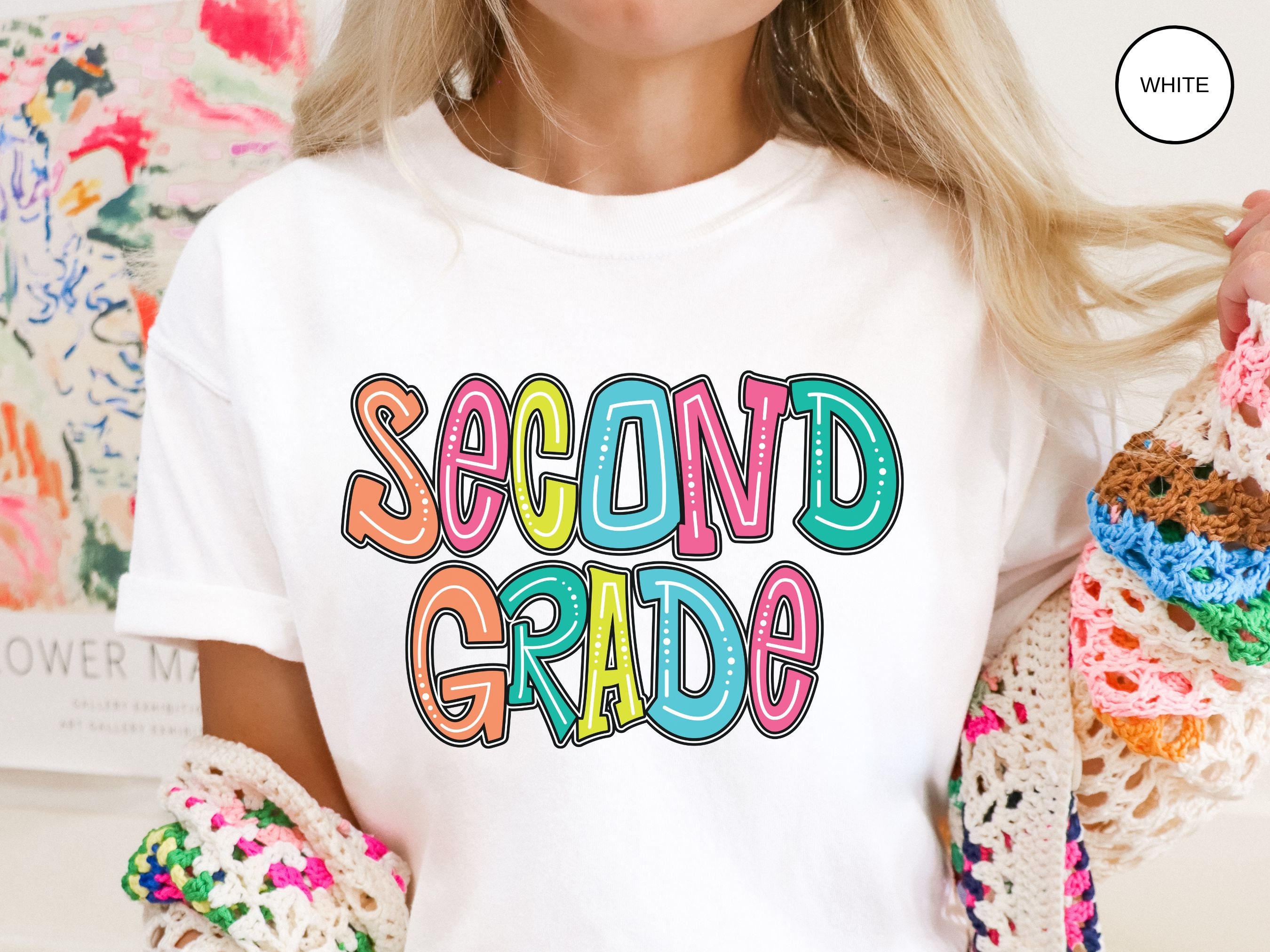 Second Grade Shirt, 2nd Grade T Shirt, Comfort Colors, 2nd Squad ...