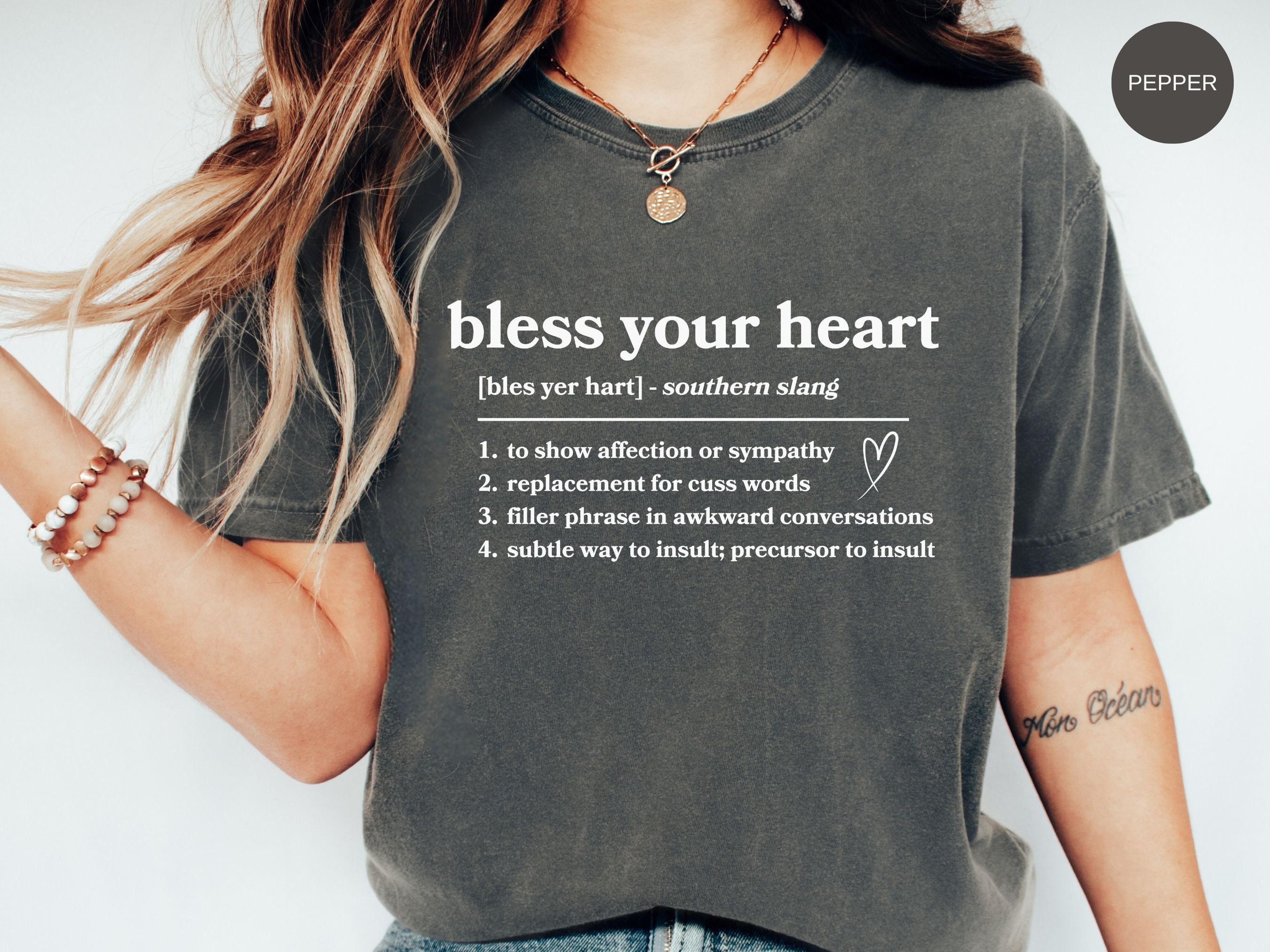 Bless Your Heart Shirt, Definition T Shirt, Comfort Colors Tee, Country ...