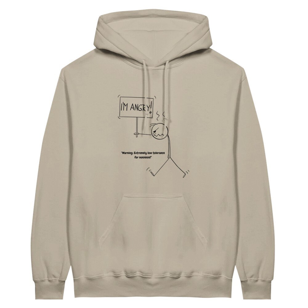 Stick Figure Hoodie, Angry Stick Figure, Stickman Hoodie, Birthday Gift ...