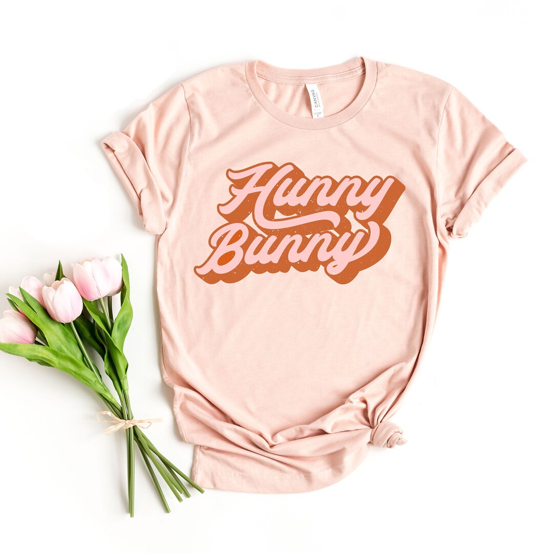 Easter Shirt Hunny Bunny Hello Spring Shirt Spring T-shirt - Etsy