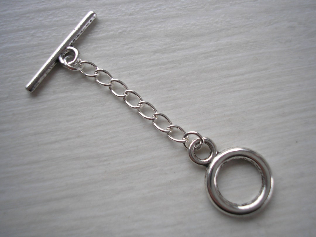 Chunky Little Round Toggle Clasp Extension Chain for a Bracelet ...