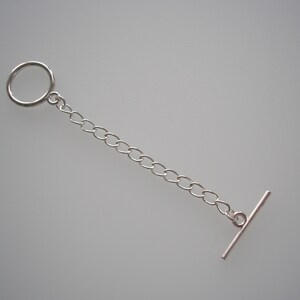 Round Toggle Clasp Extension Chain for a Necklace or Bracelet, Chain ...