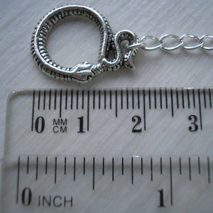 Snake Toggle Clasp Extension Chain for a Necklace Bracelet or Anklet ...