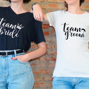 Team Bride, Team Groom, Wedding Svg, Bride Groom Svg, Hand Lettered Svg ...