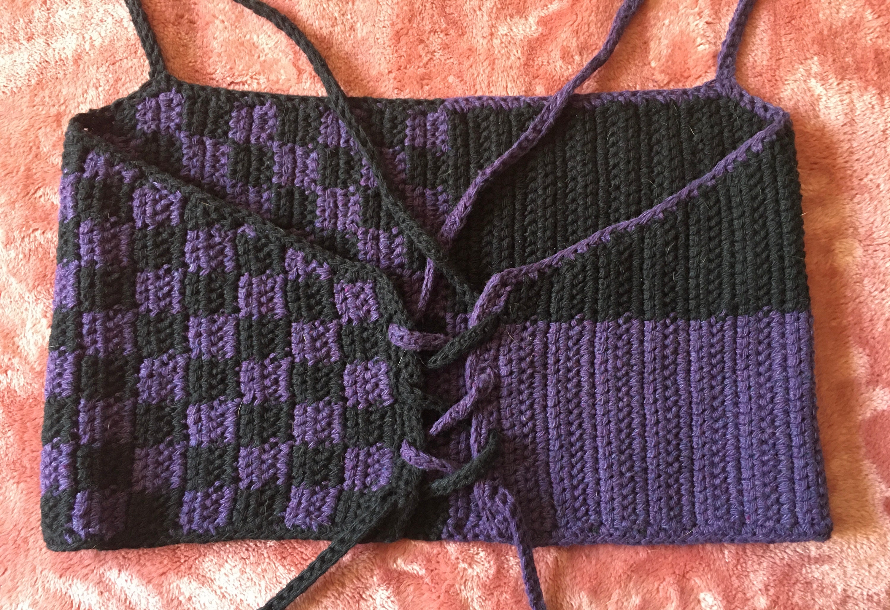 PATTERN Size Inclusive Adjustable Crochet Checkered Summer - Etsy