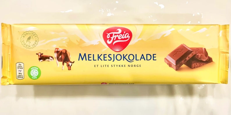 Norwegian Chocolate Norway Freia Milk Chocolate 60 Grams - Etsy Canada
