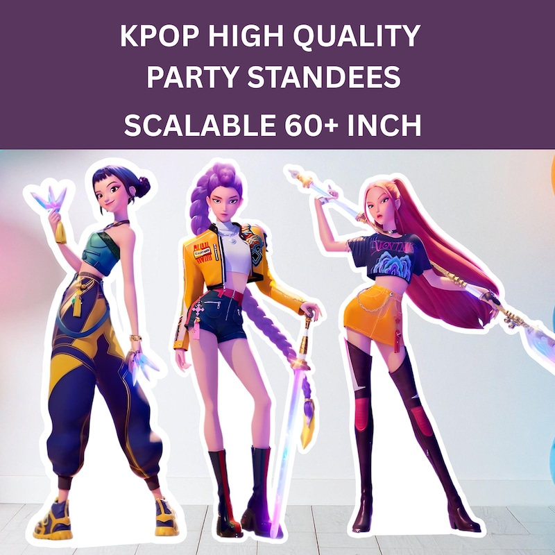 Kpop Demon Hunter Cutouts - Etsy