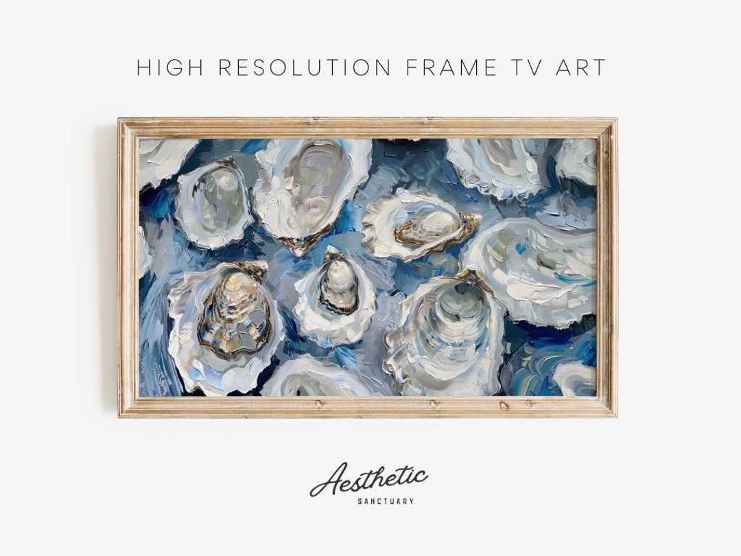COASTAL Digital Art | Coastal Art for Frame TV | Oyster Digital Art ...